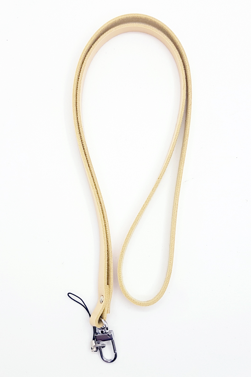 Cream Soft Deluxe Lanyard | Faburikku
